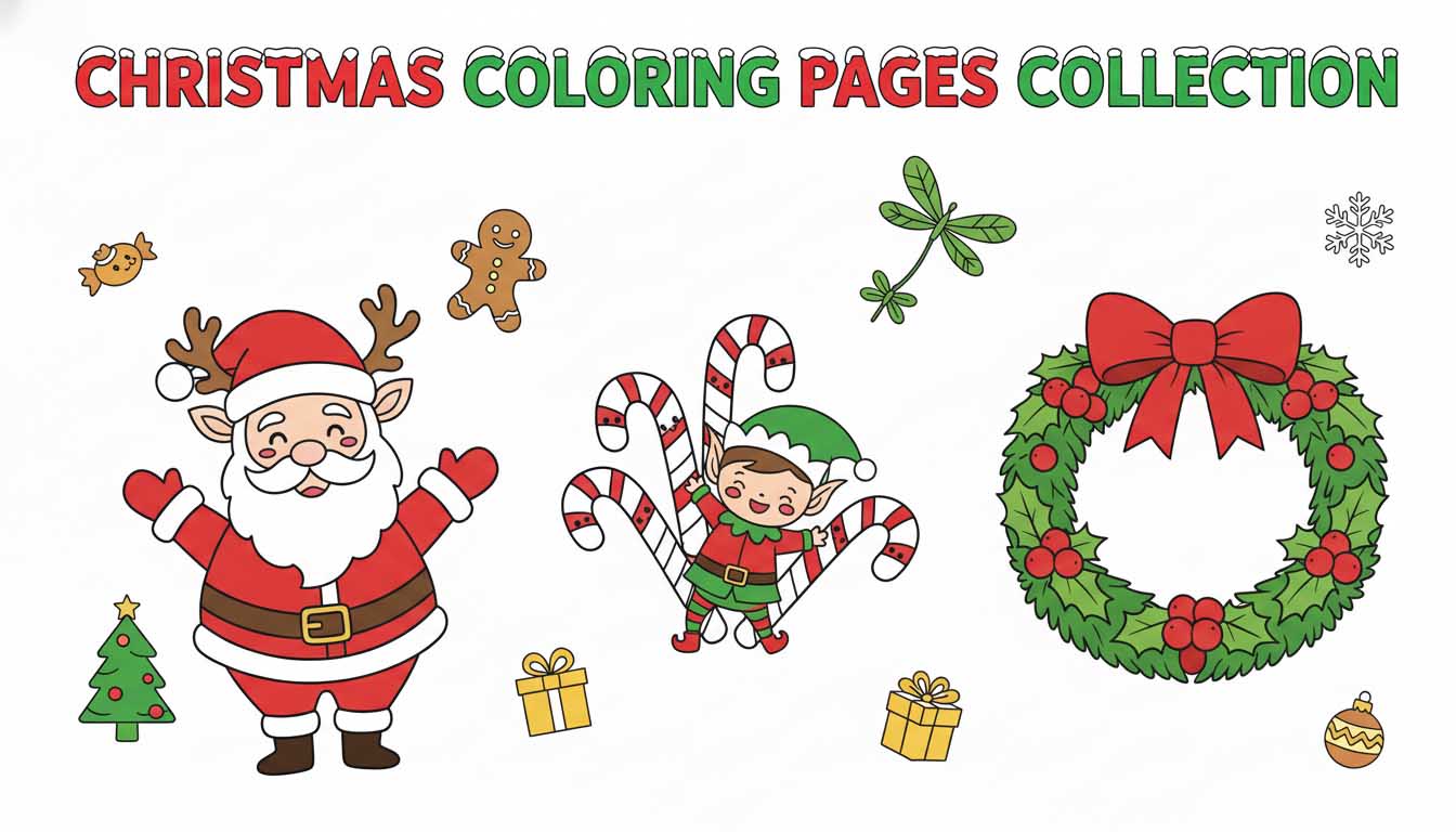 5,000 Christmas Coloring Pages (Free PDF Printables)
