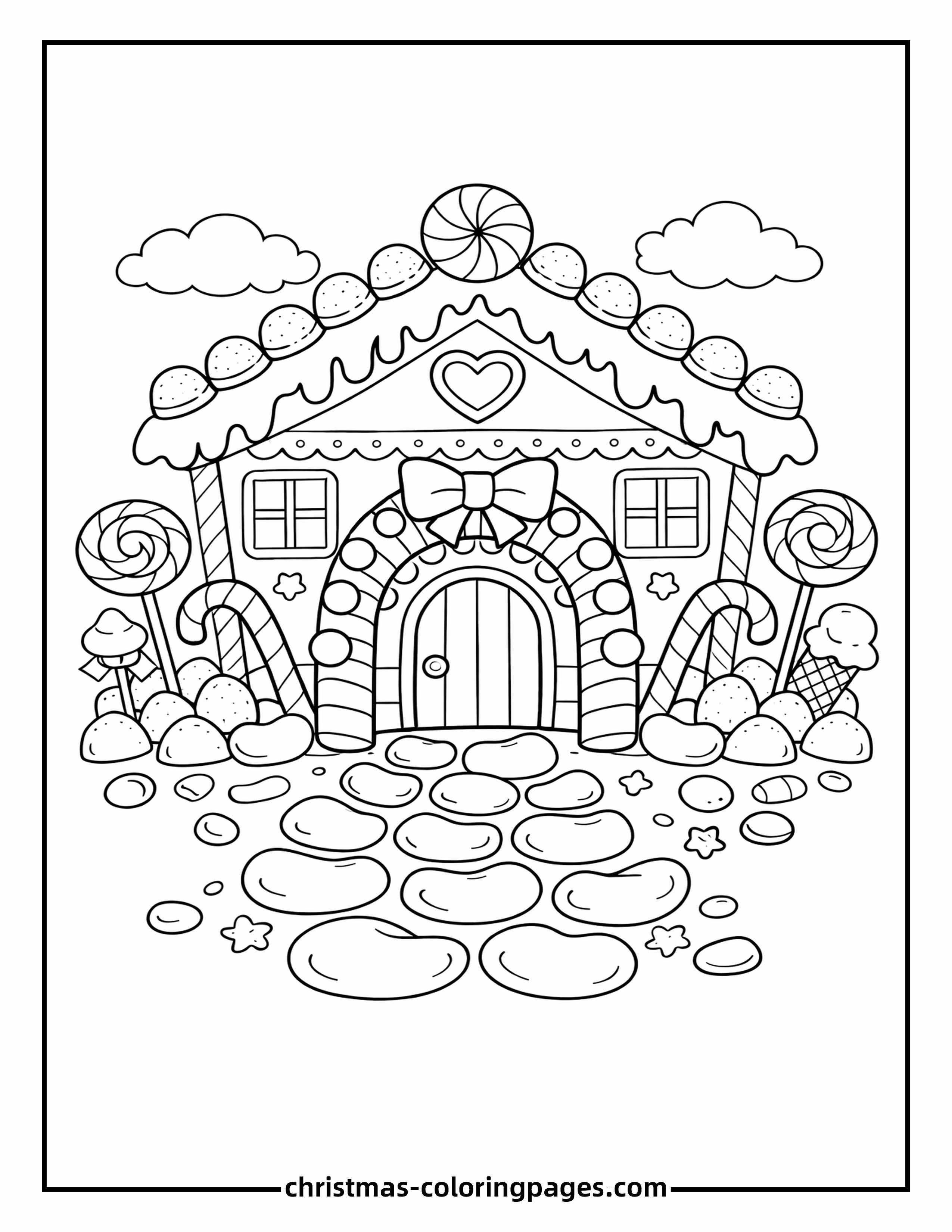 40 Gingerbread House Coloring Pages (Free PDF Printables)