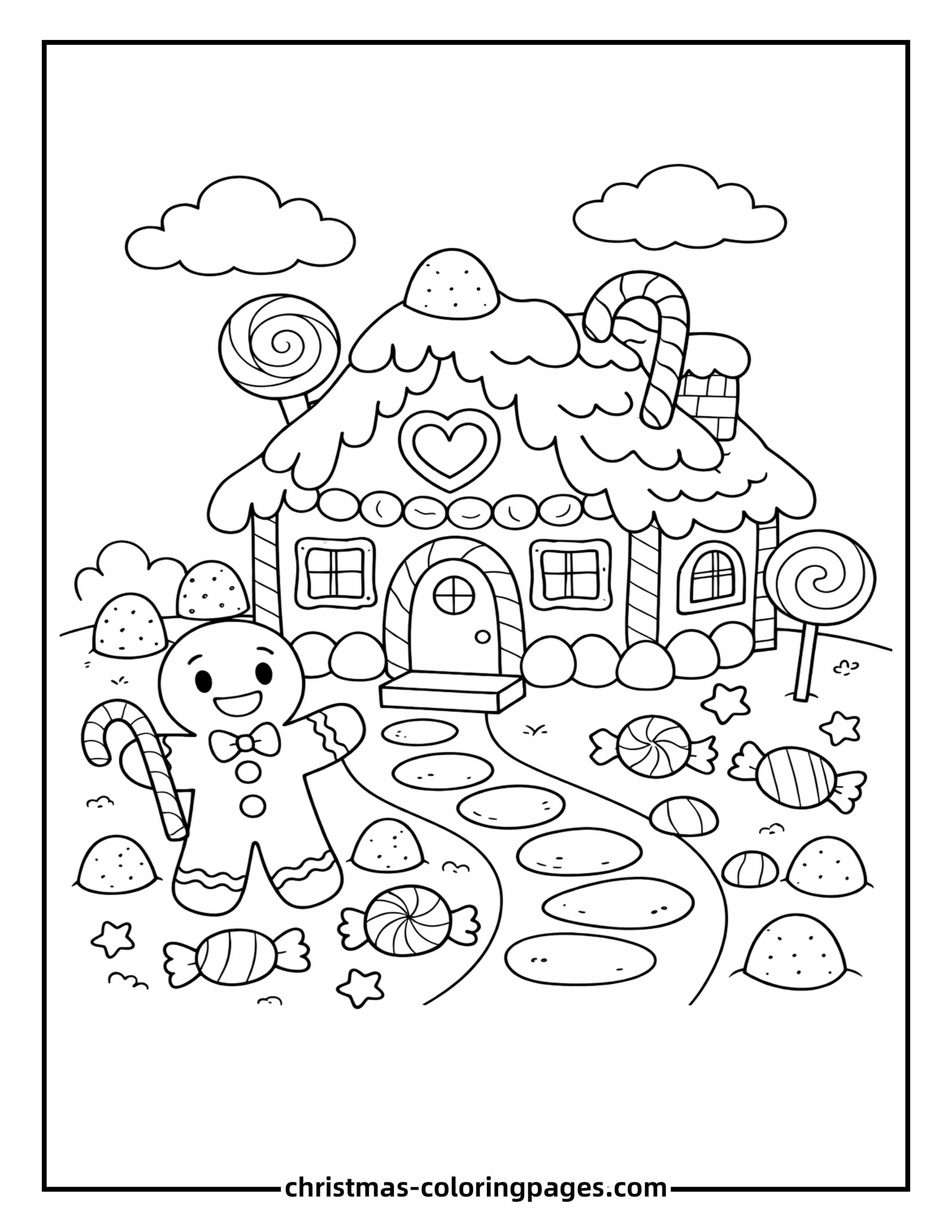 60 Gingerbread Man Coloring Pages (Free PDF Printables)