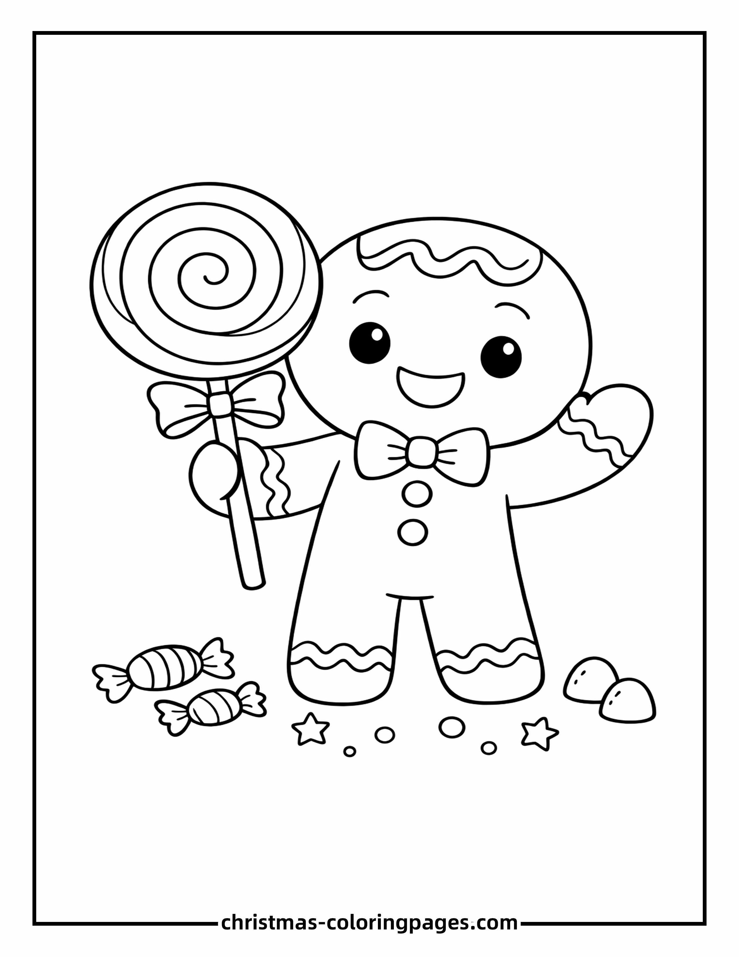 60 Gingerbread Man Coloring Pages (Free PDF Printables)