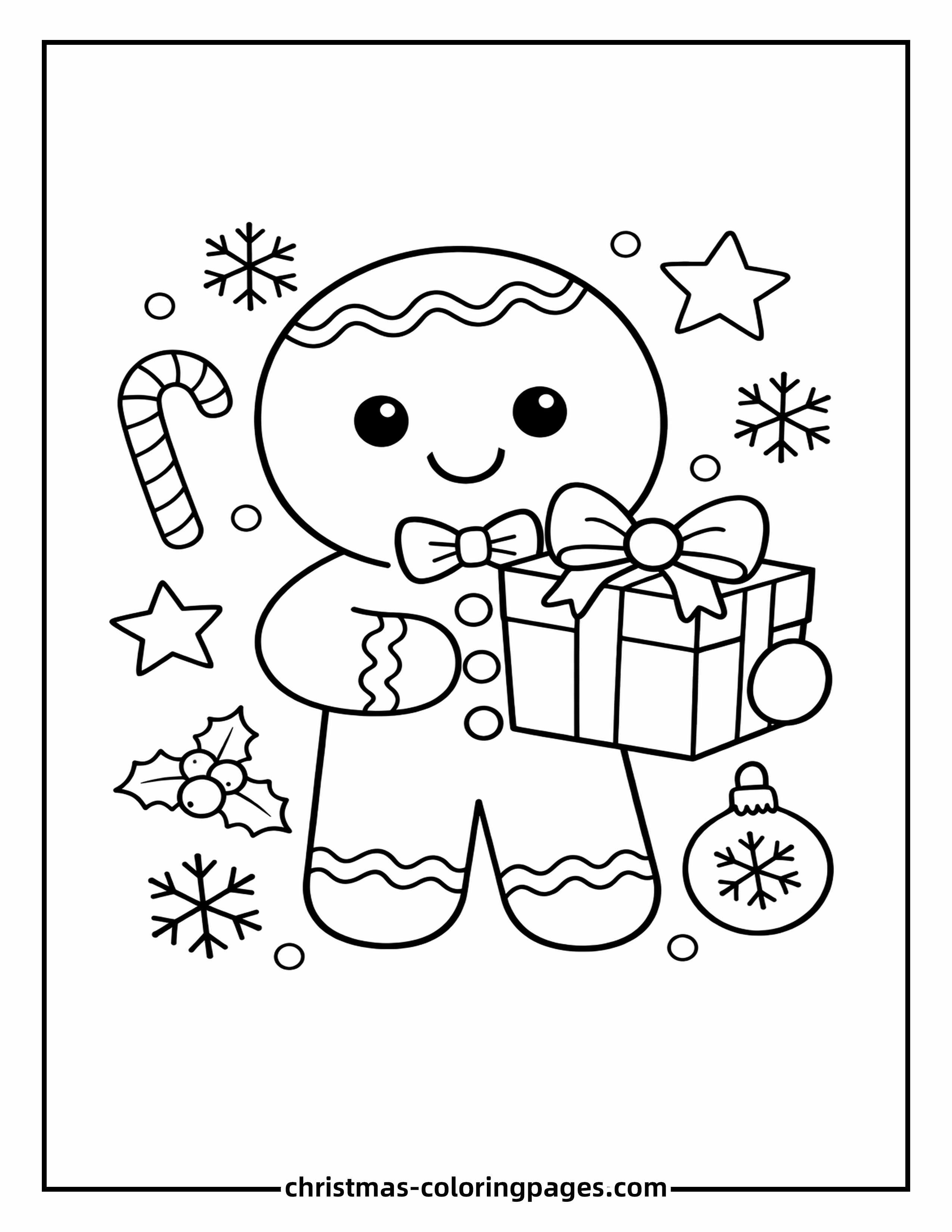 60 Gingerbread Man Coloring Pages (Free PDF Printables)