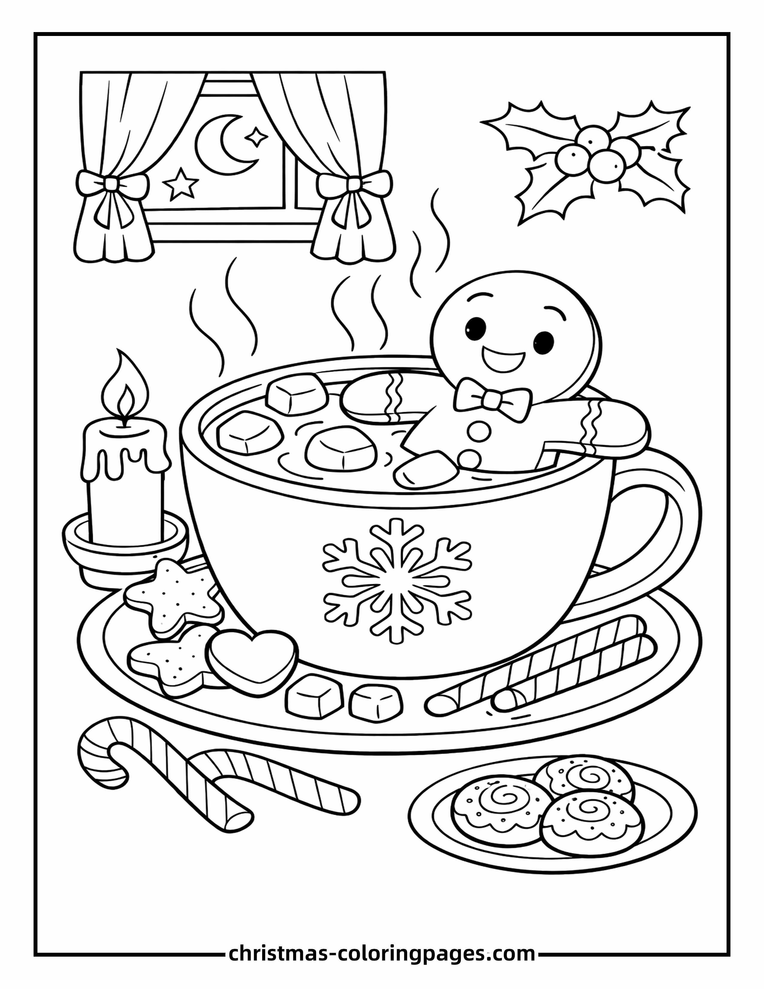 60 Gingerbread Man Coloring Pages (Free PDF Printables)