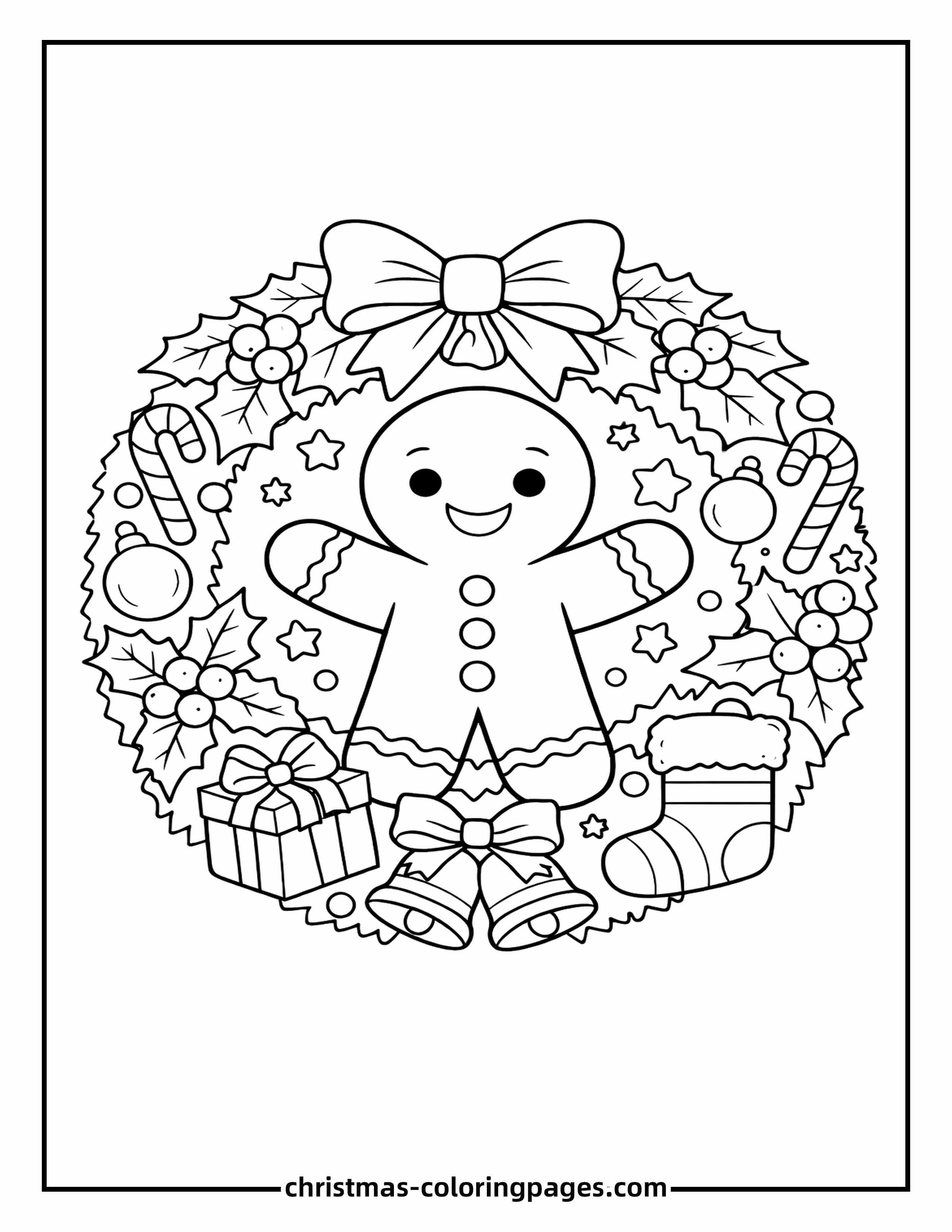 60 Gingerbread Man Coloring Pages (Free PDF Printables)