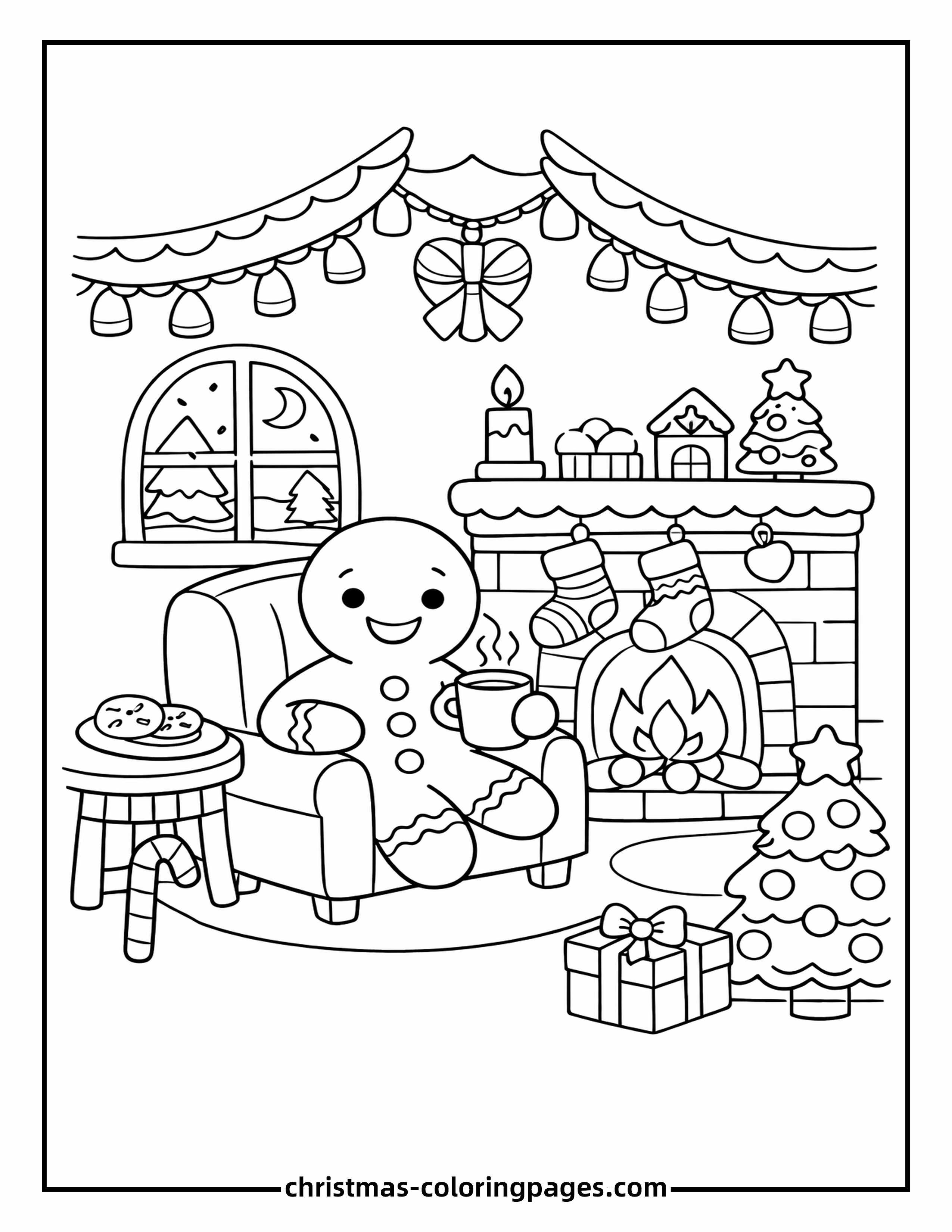 60 Gingerbread Man Coloring Pages (Free PDF Printables)
