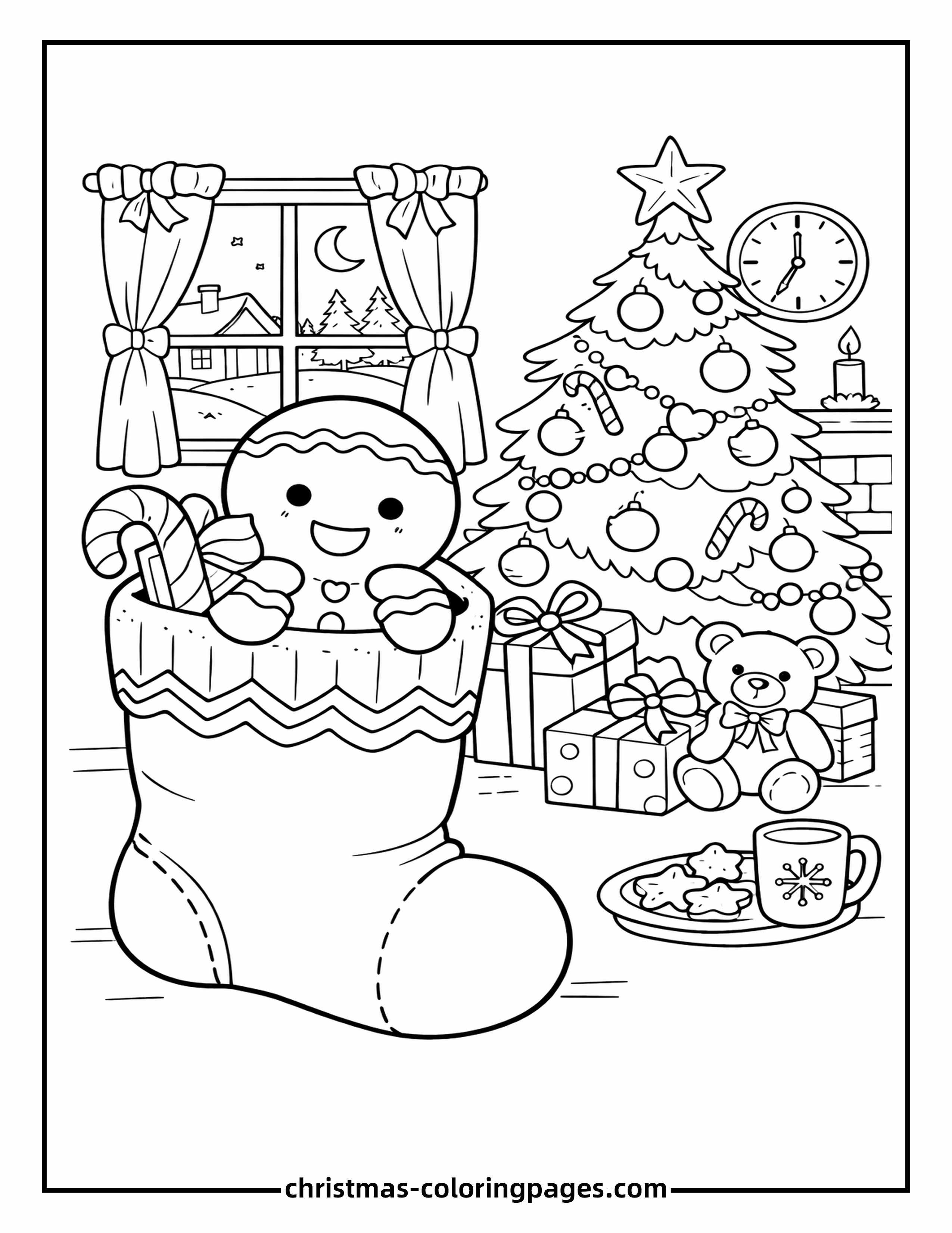 60 Gingerbread Man Coloring Pages (Free PDF Printables)