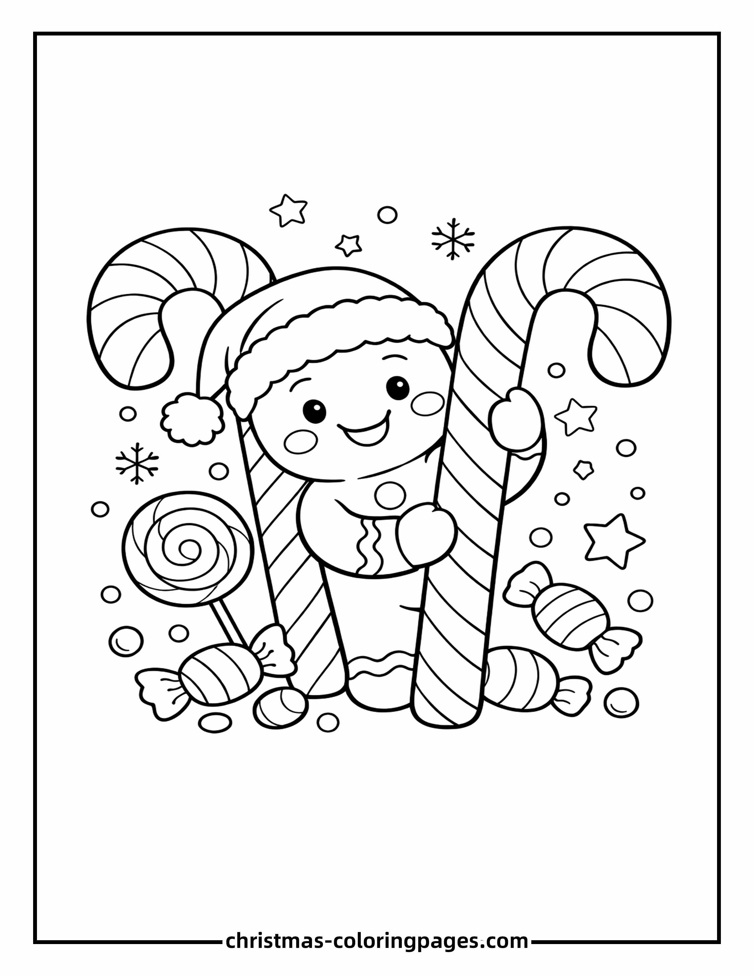 60 Gingerbread Man Coloring Pages (Free PDF Printables)