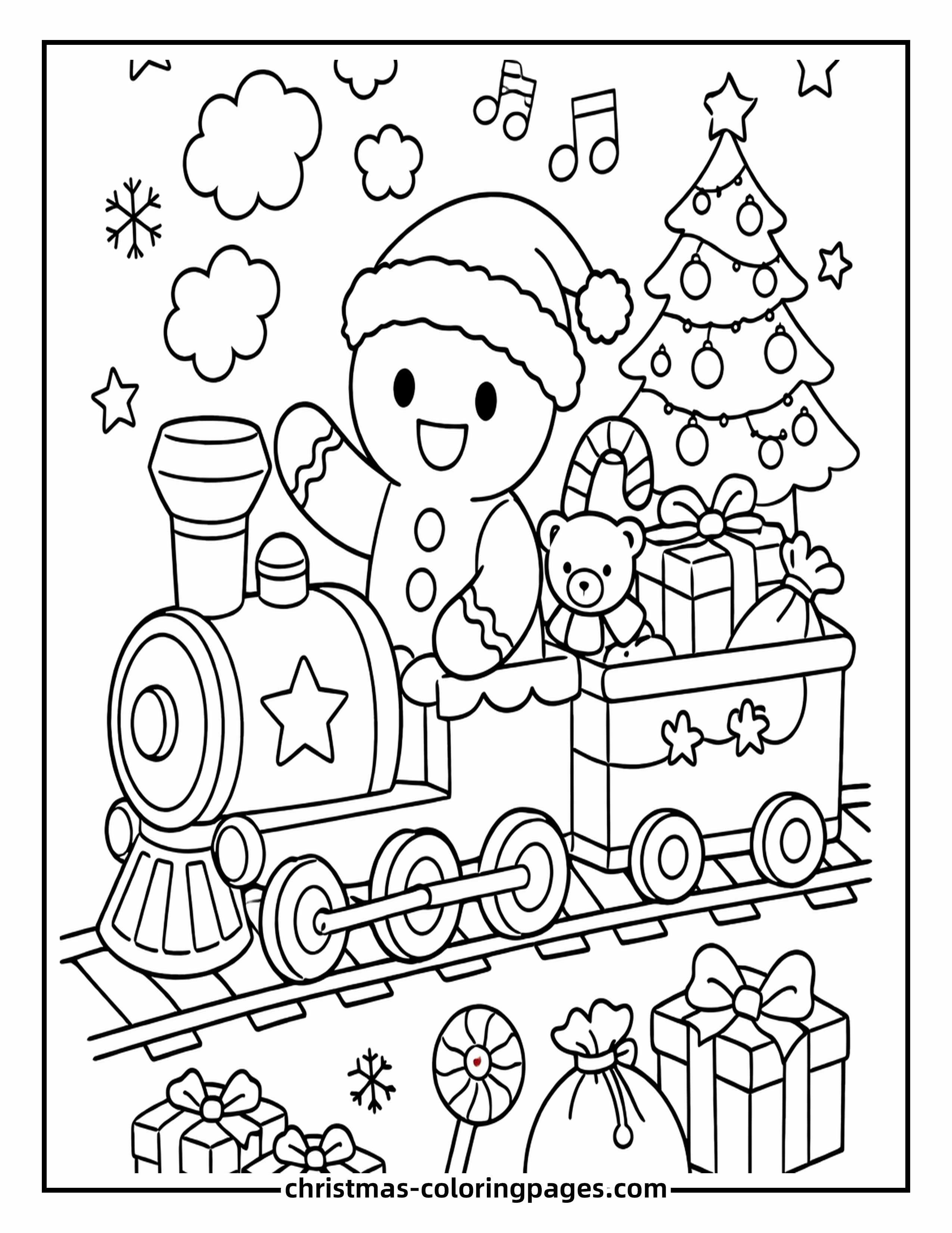 60 Gingerbread Man Coloring Pages (Free PDF Printables)
