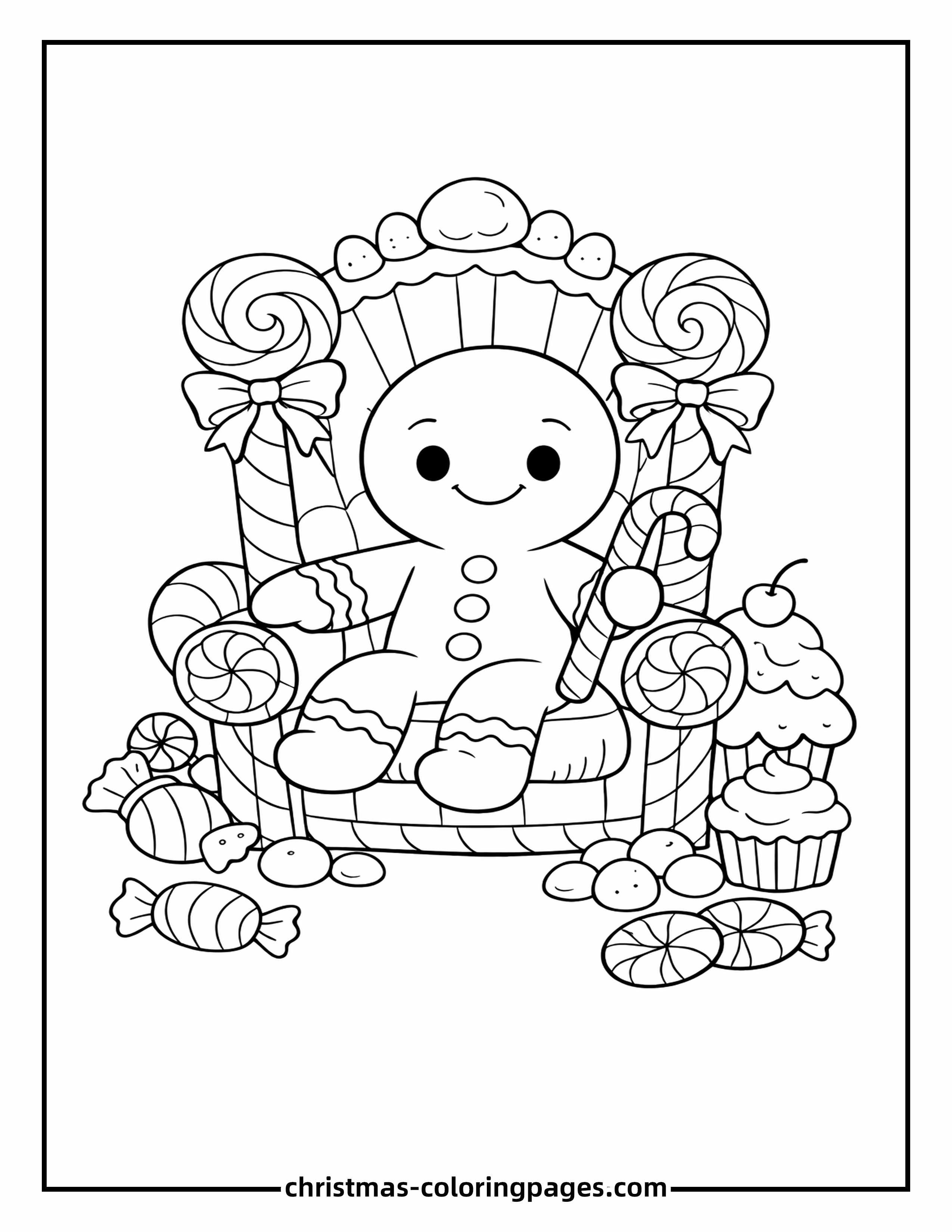 60 Gingerbread Man Coloring Pages (Free PDF Printables)