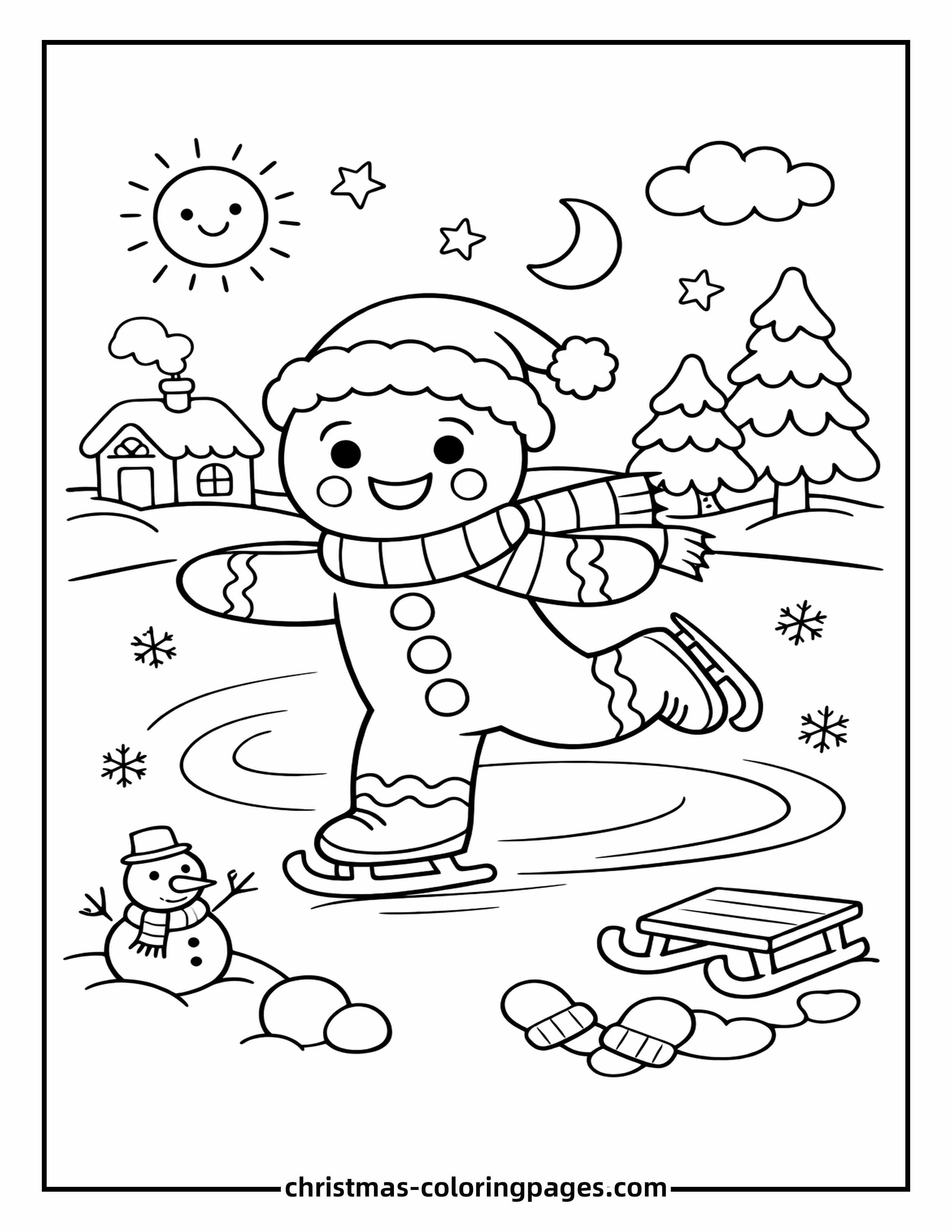 60 Gingerbread Man Coloring Pages (Free PDF Printables)