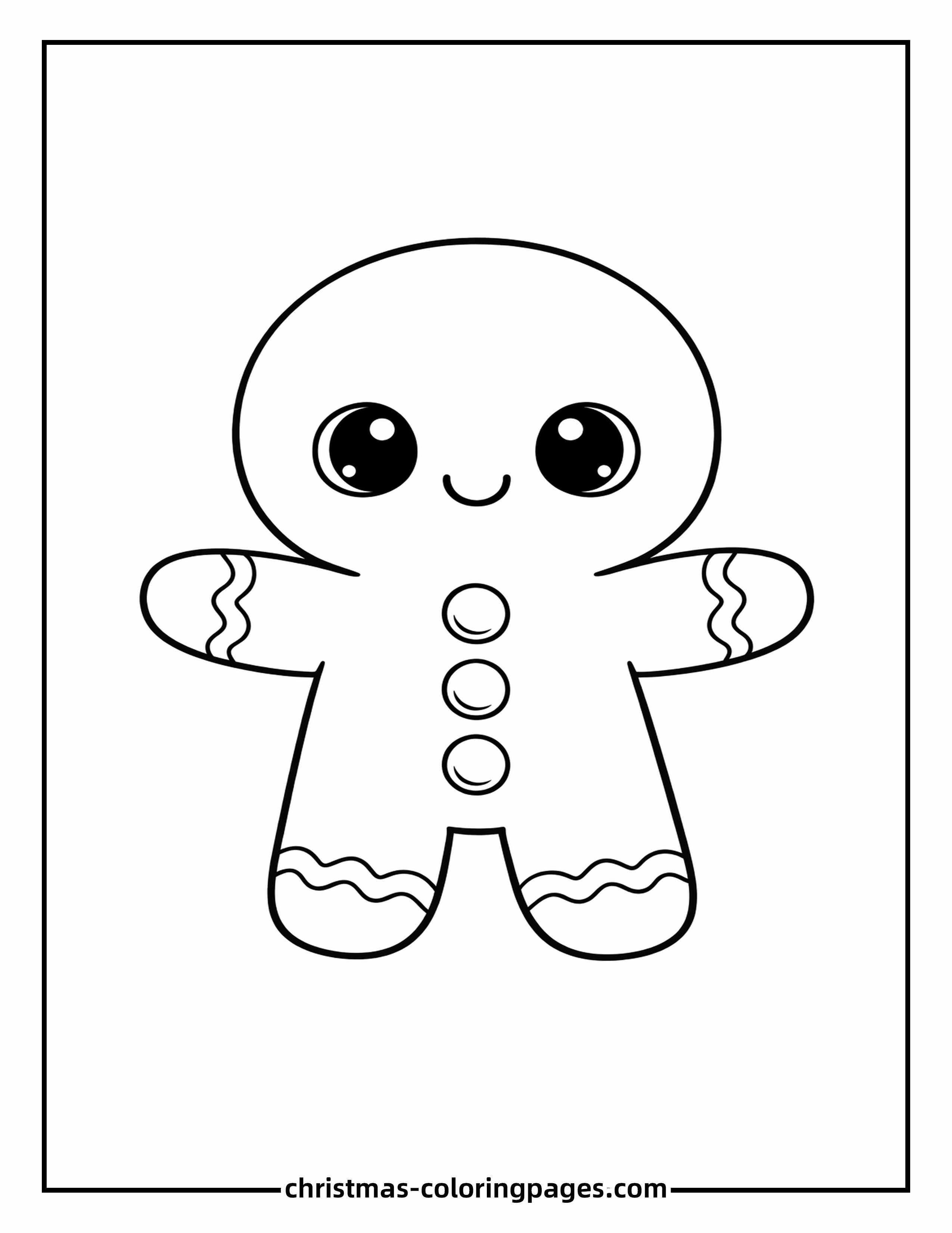 60 Gingerbread Man Coloring Pages (Free PDF Printables)