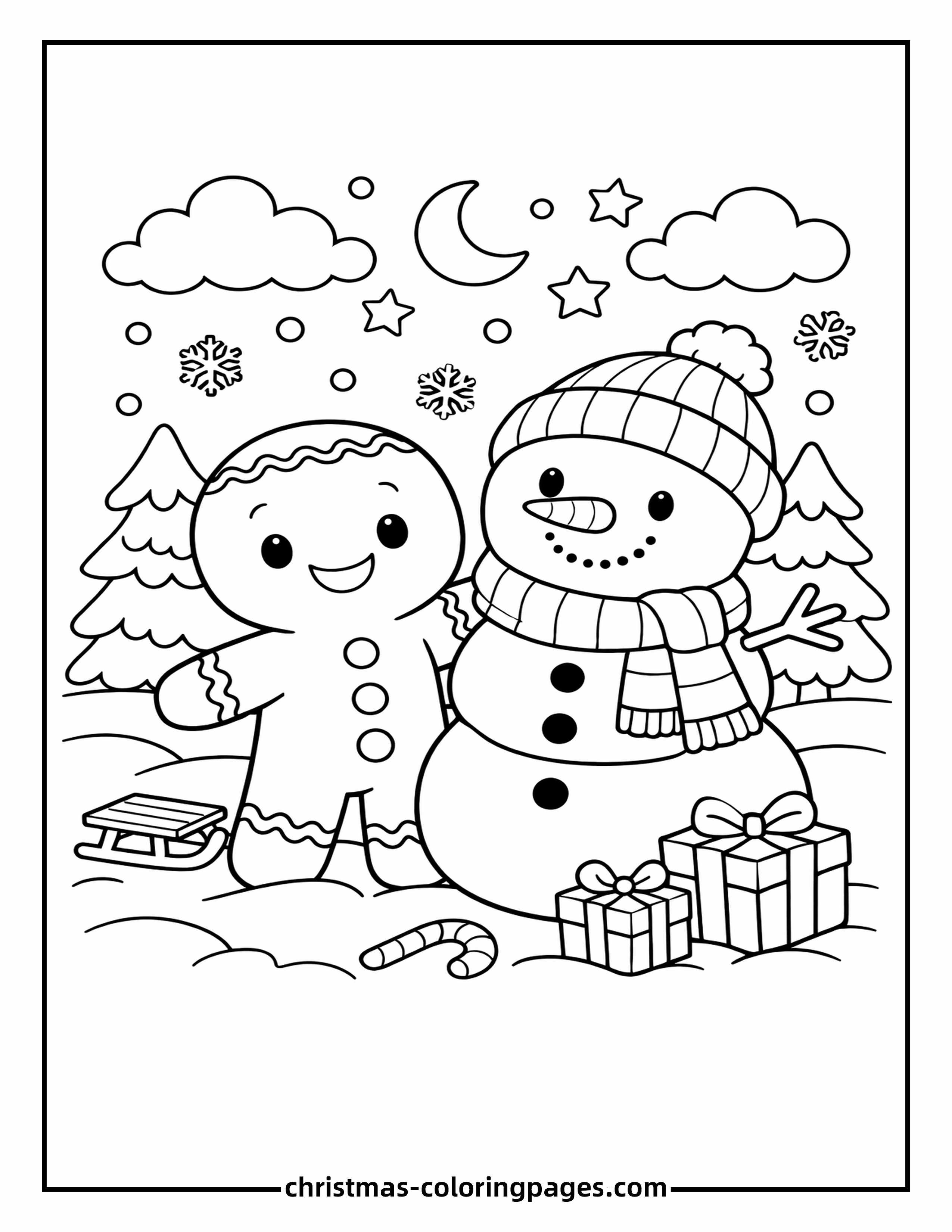 60 Gingerbread Man Coloring Pages (Free PDF Printables)