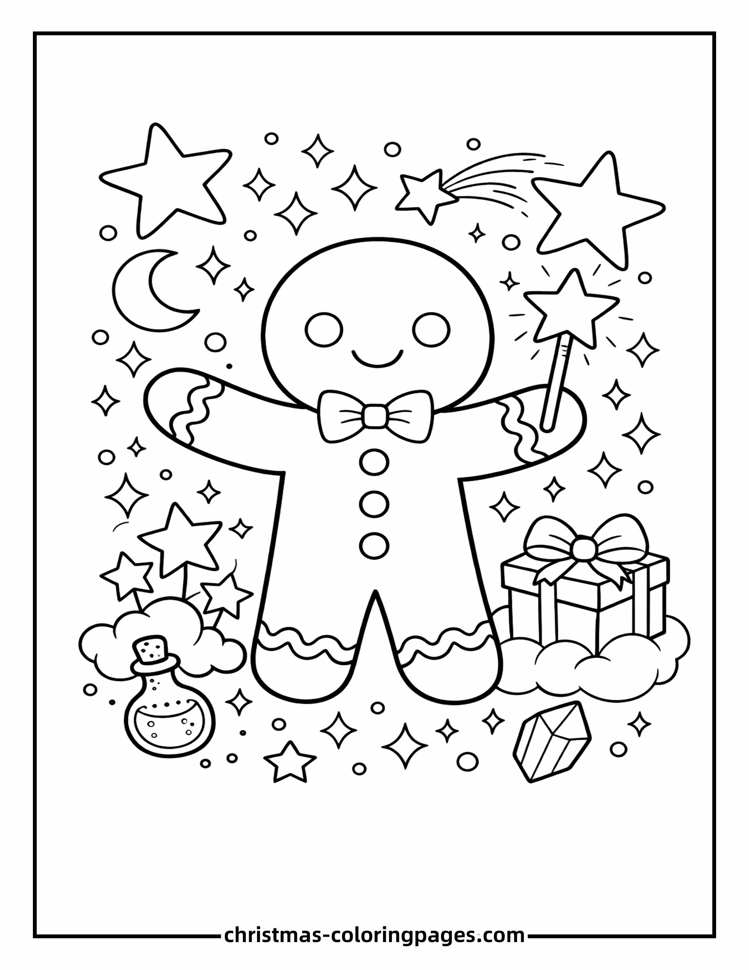 60 Gingerbread Man Coloring Pages (Free PDF Printables)