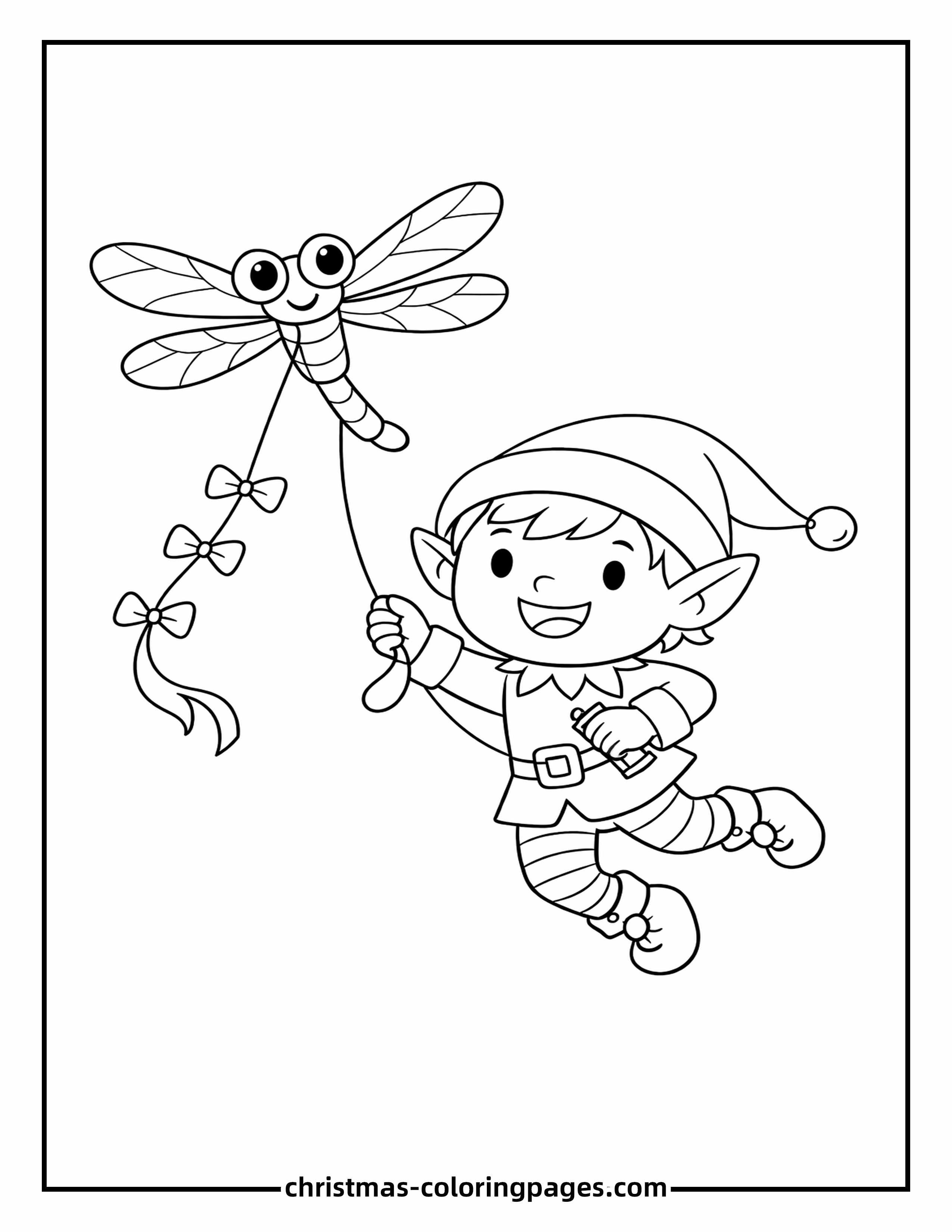 20 Elf Coloring Pages (Free PDF Printables)
