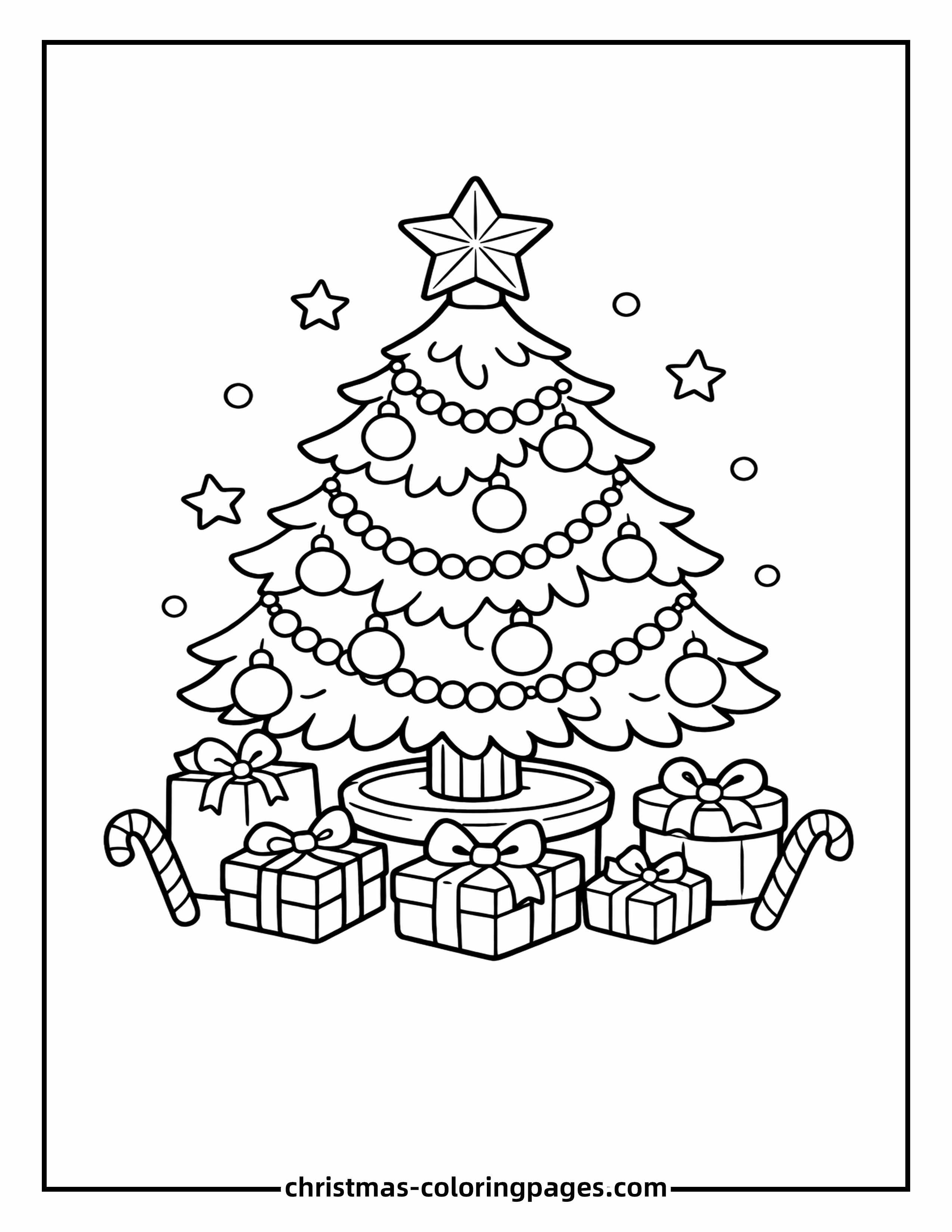 50 Christmas Ornaments Coloring Pages (Free PDF Printables)