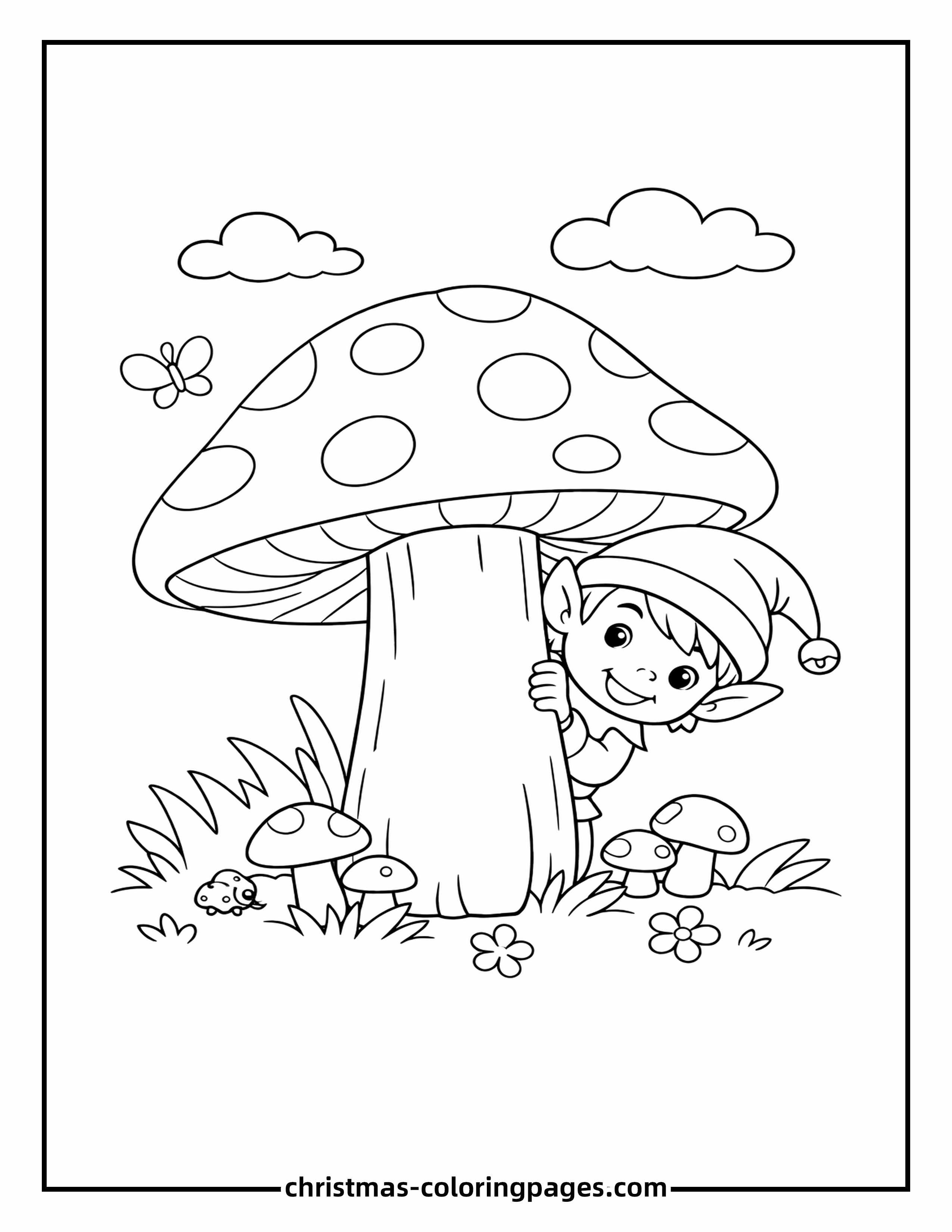 20 Elf Coloring Pages (Free PDF Printables)