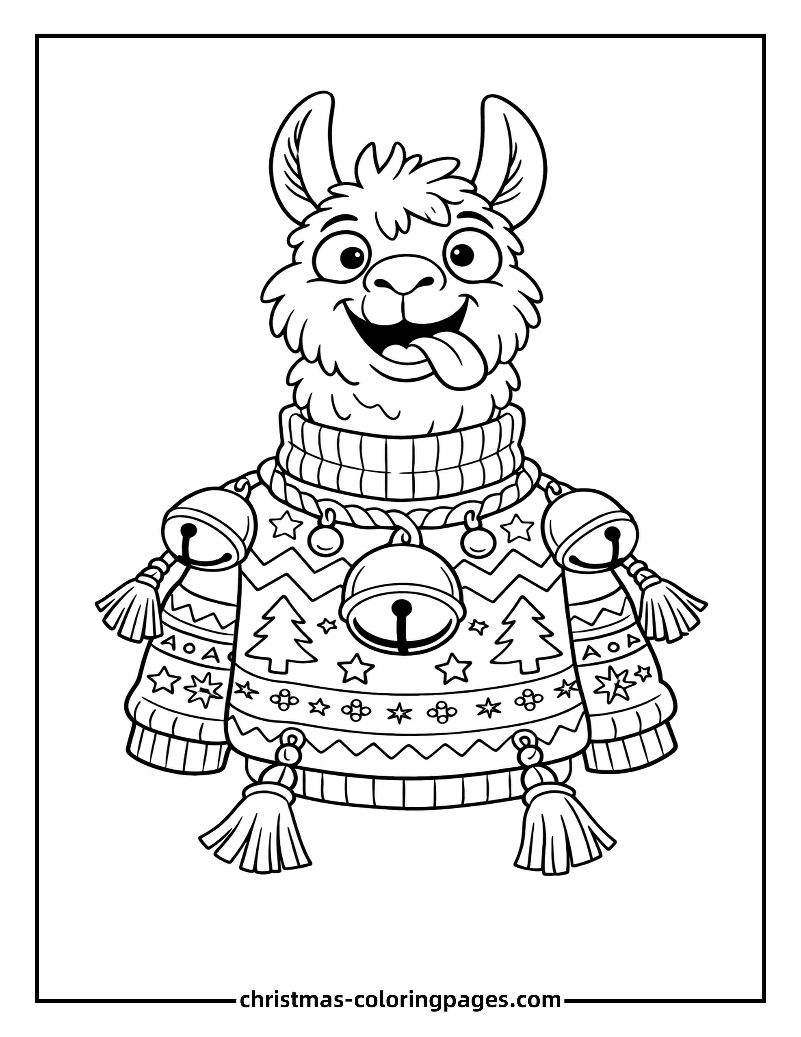 10 Ugly Sweater Coloring Pages (Free PDF Printables)