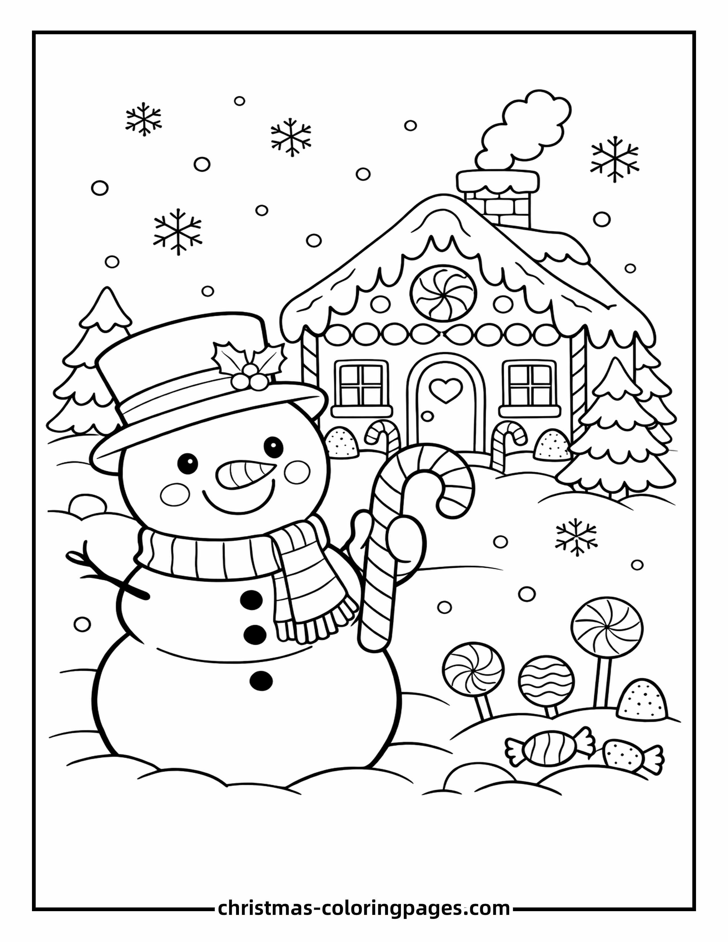 60 Snowman Coloring Pages (Free PDF Printables)